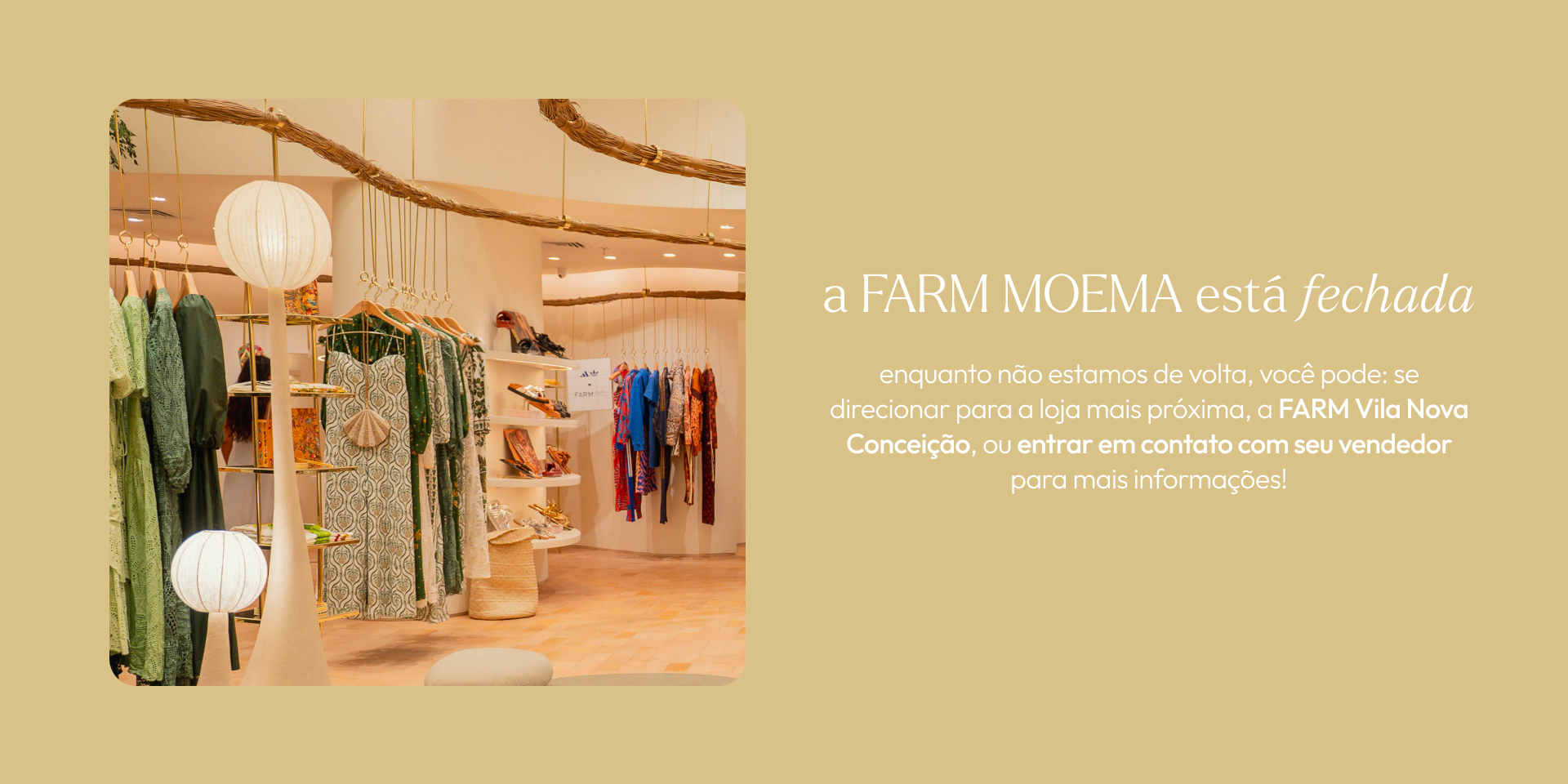 nossas lojas: viva a experiência FARM Rio de perto